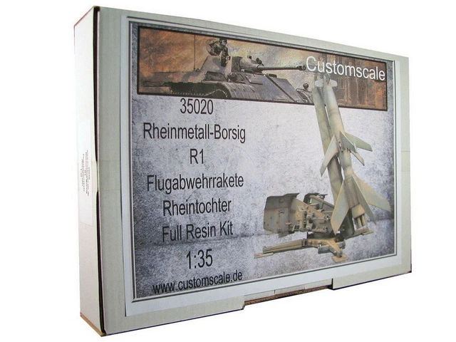 CUSTOM-SCALES 1/35 RHEINMETALL-BORSIG R-I Rheintochter Anti-aircraft ...