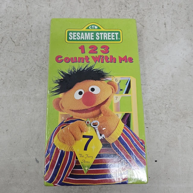 SESAME STREET 123 Count With Me VHS Classic Vintage Educational NEW ...