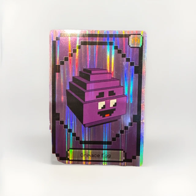 MCDONALD'S MINECRAFT GRIMACE Egg Game Skin Code Code Only £1.75 ...