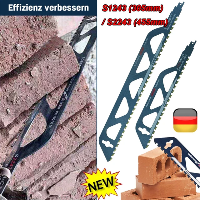 PROFI HM SÄBELSÄGE Recipro Sägeblatt Für Ytong Gas Poren Beton ...