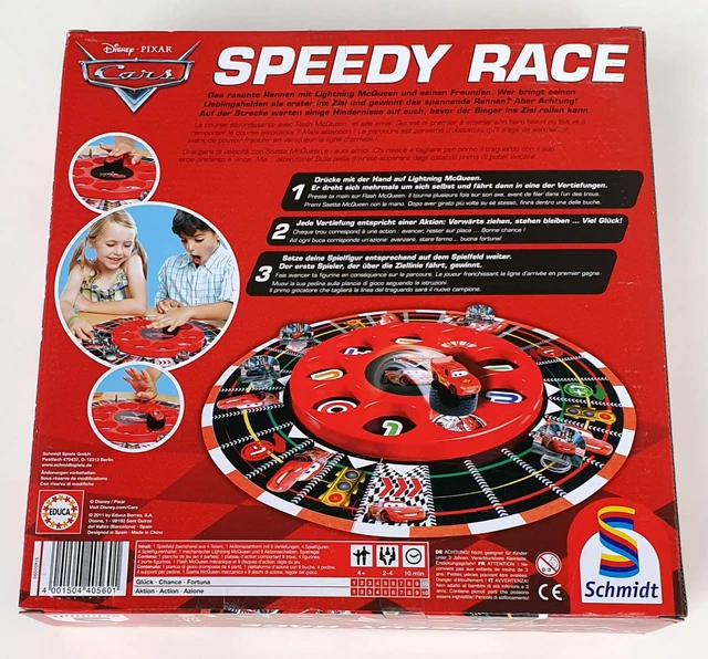 DISNEY PIXAR CARS, Speedy Race, Car Racing with Lightning McQueen ...