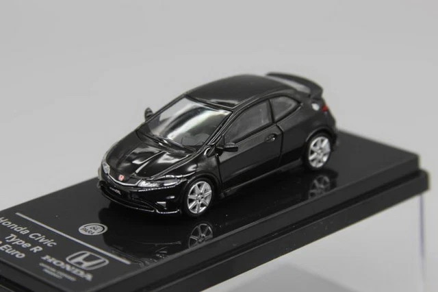 PARA 1/64 SCALE Honda CIVIC Type R FN2 2007 Black Diecast Car Model ...