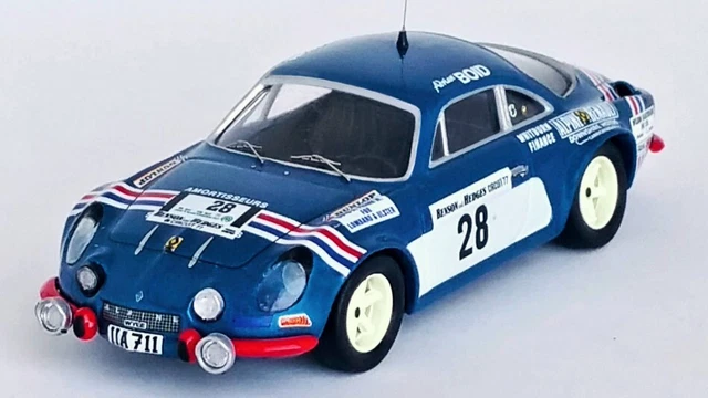 MODEL CAR SCALE 1:43 Trofeu Alpine Renault A110 Circuit of Ireland 1977 ...
