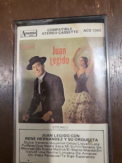 JUAN LEGIDO CASSETTE. Juan Legido Con Rene Hernandez Y Su Orquesta $2. ...