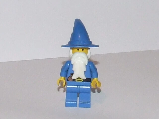LEGO VINTAGE CASTELLO Cavalieri del Drago Majisto Mago Minifigure ...