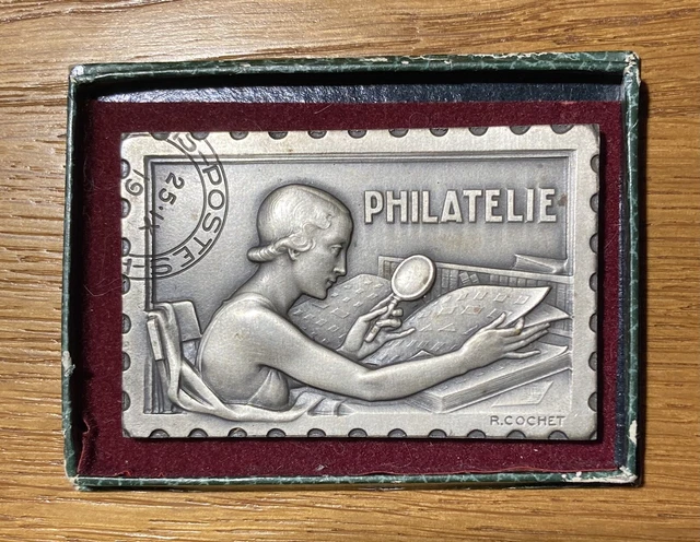 MÉDAILLE TIMBRE LA Philatélie par COCHET EUR 30,00 - PicClick FR