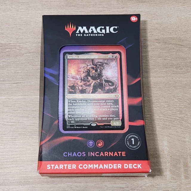 MTG MAGIC THE Gathering Starter Commander Deck Chaos Incarnate - NEW ... MTG MAGIC THE Gathering Starter Commander Deck Chaos Incarnate - NEW ...