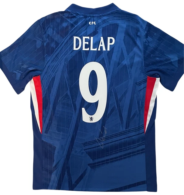 LIAM DELAP SIGNED Chelsea 2025/26 Home Shirt With Proof £104.68 ...