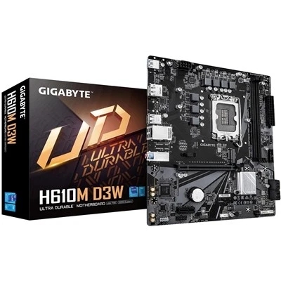 GIGABYTE H610M D3W Rev. 1.1 Intel 1700 Socket Motherboard Micro-Atx 2X ...