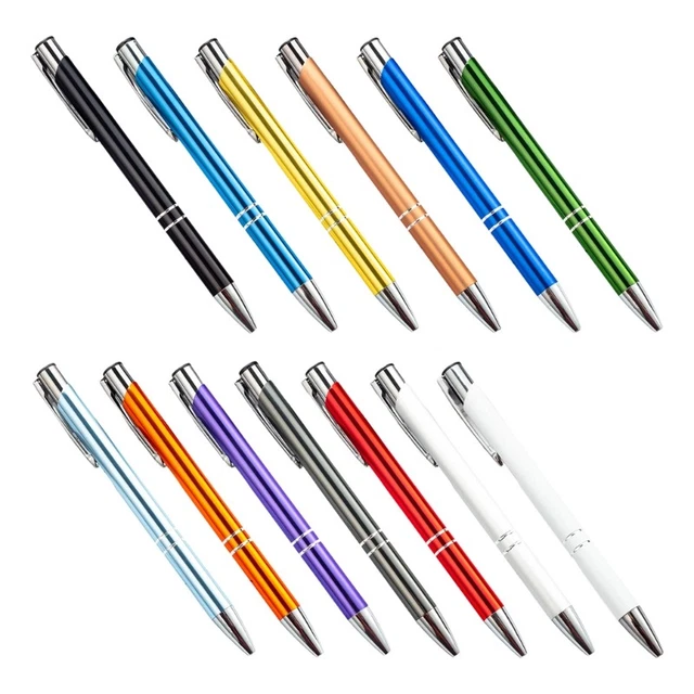 PREMIUM METAL SIGNATURE Pen Retractable Metal Ballpoint Pen 1.0mm Nib ...