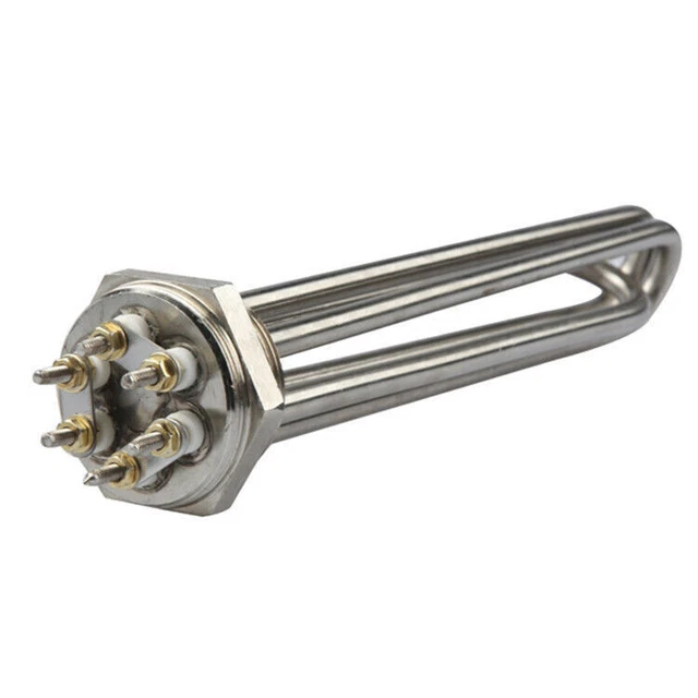 EDELSTAHL HEIZELEMENT HEIZSTAB Heizpatrone für Warmwasserspeicher 380V ...