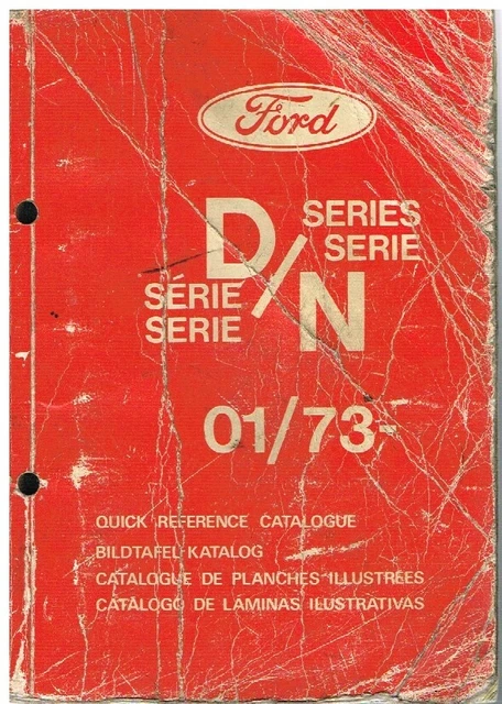 FORD D SERIES Truck Chassis Original 1973 Factory Pictorial Parts ...