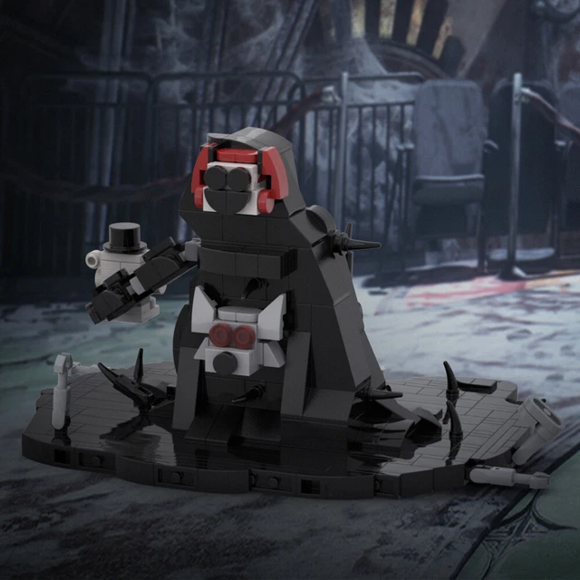 THE BLOB BURNING Trap Scenario Building Blocks Toy Set Architecture ...