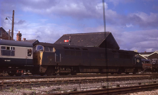 ORIGINAL RAILWAY SLIDE BR Class 52 WESTERN Diesel Loco D1010 Taunton ...