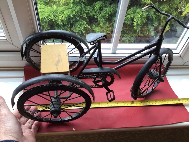 OLD MODEL TRICYCLE Vintage Three Wheel Toy Rare Unusual Bicycle Shop ...