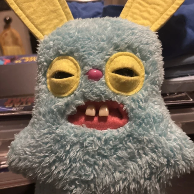 FUGGLER SNUGGLER RABID Rabbit - Blue Funny Ugly Monster Soft Toy Plush ...