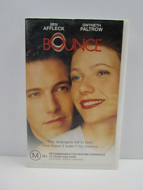 BOUNCE, BEN AFFLECK, VHS Tape, Vintage Video, Movie, M15+ $21.10 ...