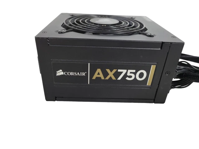 CORSAIR AX750 750W 80 Plus Gold Fully Modular ATX PC Power Supply ! $75 ...