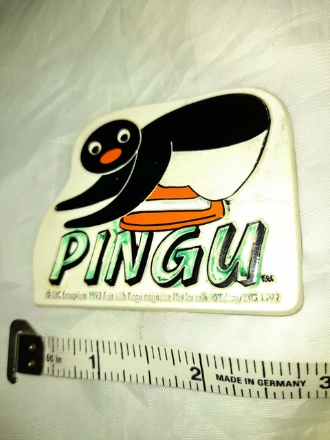 RARE VINTAGE PINGU PROMOTIONAL Fridge magnet BBC MAGAZINES 1992 1993 ...