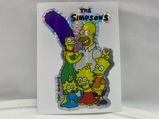 VINTAGE 80'S PRISM Vending Machine Sticker The Simpsons Family VTG $7. ...