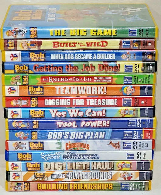 15 LOT OF Childrens DVD's ALL BOB THE BUILDER, No Duplicates, all ...