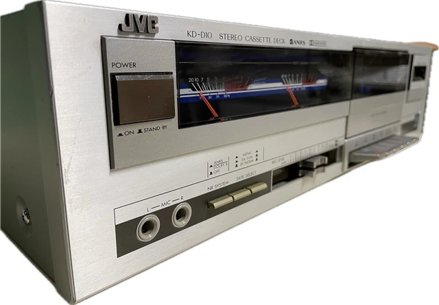 PLATINE LECTEUR CASSETTE JVC KD-D10 Stereo Cassette Deck Player Vintage ...