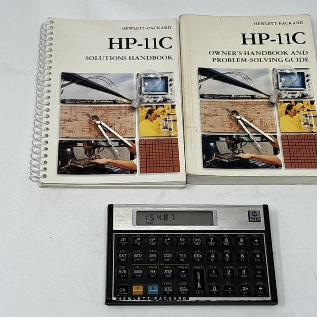 HEWLETT PACKARD HP 11C Programmable Pocket Scientific Calculator ...
