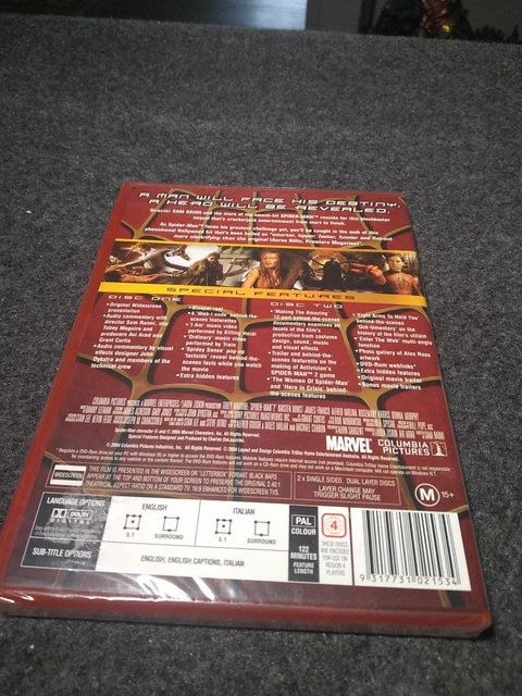 SPIDER-MAN 2 (DVD, 2004) COLLECTOR'S EDITION R4 $13.49 - PicClick AU