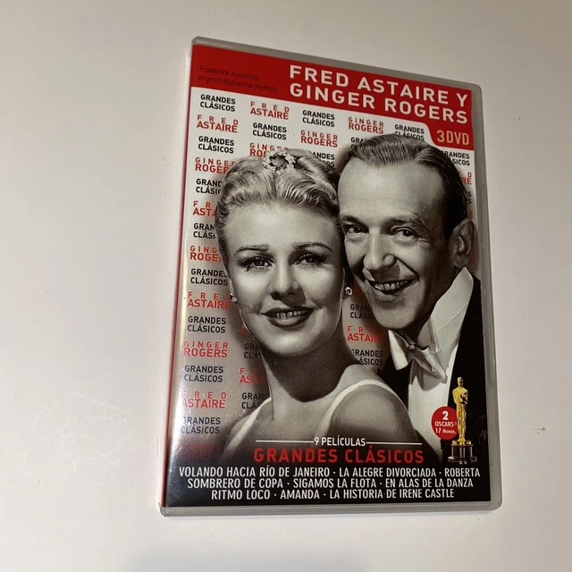 FRED ASTAIRE & Ginger Rogers 9 Movie Collection 3 DVDs Spanish Language ...