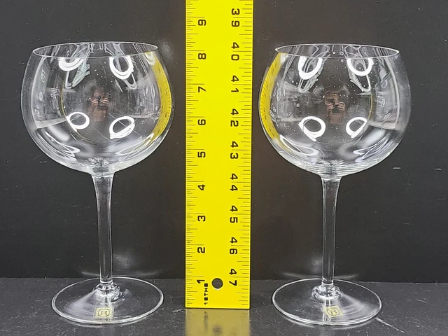 4 ROGASKA BORIS Kidric Glass Factory Balloon Wine Glasses Set Vintage ...