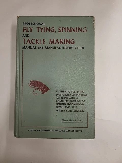 PROFESSIONAL FLY TYING, Spinning And Tackle Making Manual Book £20.08 ...