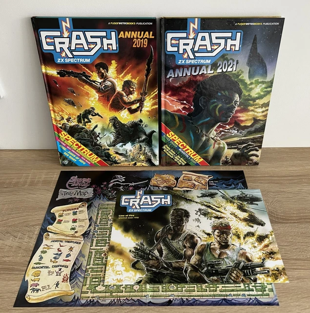 ZX SPECTRUM CRASH Magazine Annual 2019 / 2021 with Posters - A4 ...