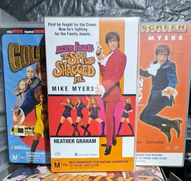 AUSTIN POWERS VHS 3x Bundle/set Comedy $34.99 - PicClick AU