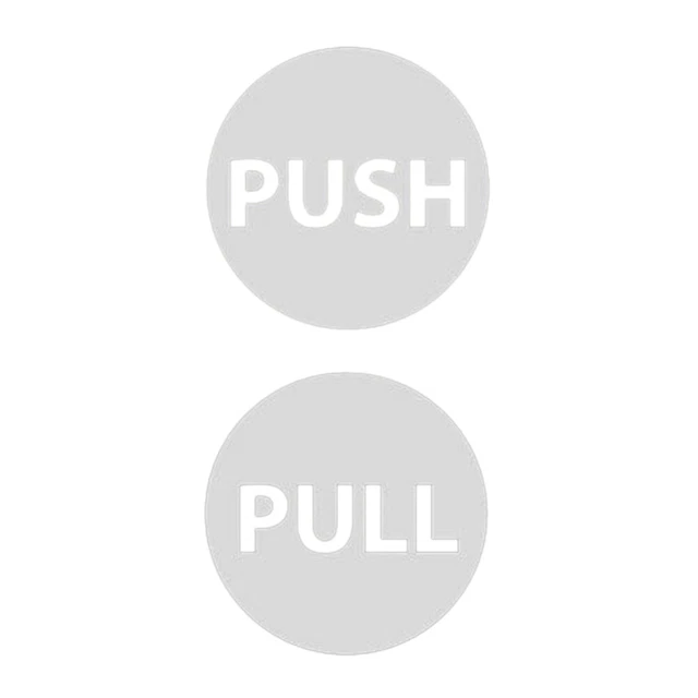 CAFE ENTRANCE EXIT Window Door Sticker Push Pull Self Salon Restaurant ...