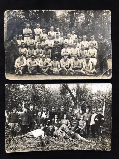 WW2 BOXERS WRESTLERS photograph. Possibly French Resistance Fighters. £ ...