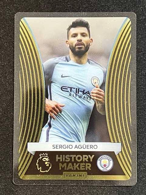 PANINI ADRENALYN XL 2025: AGUERO. History Maker Signature card ...