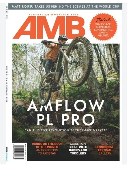 AUSTRALIAN MOUNTAIN BIKE AMB Magazine Issue 212 / AMFLOW PL PRO £8.58 - PicClick UK