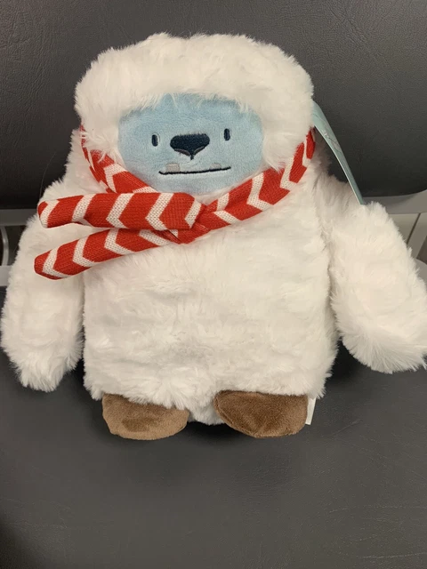 TESCO ABOMINABLE SNOWMAN Striped Scarf Soft Plush Toy New & Tags £11.99 ...