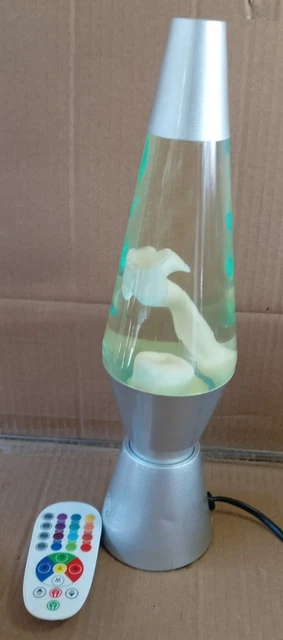 LIQUID MOTION LAMP Colour Changing Night Light 14.5in with Remote ...