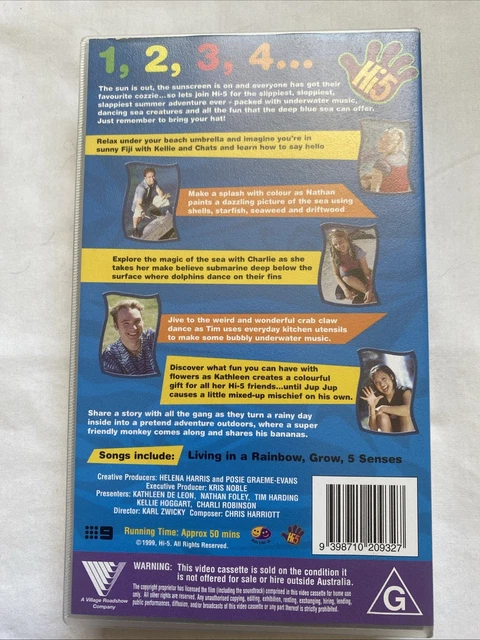 HI-5 MOVE YOUR Body and Summer Rainbows (VHS 1999) Original Cast PAL ...