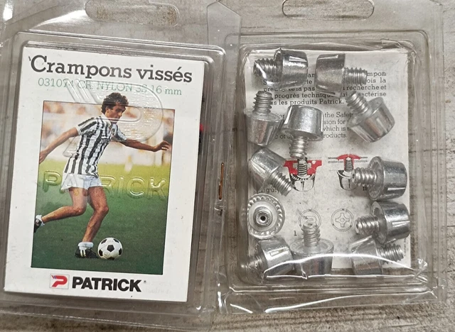 VINTAGE PATRICK PLATINI CHANGEABLE STUDS BOOTS RYAL PANTOFOLA ADIDAS ...