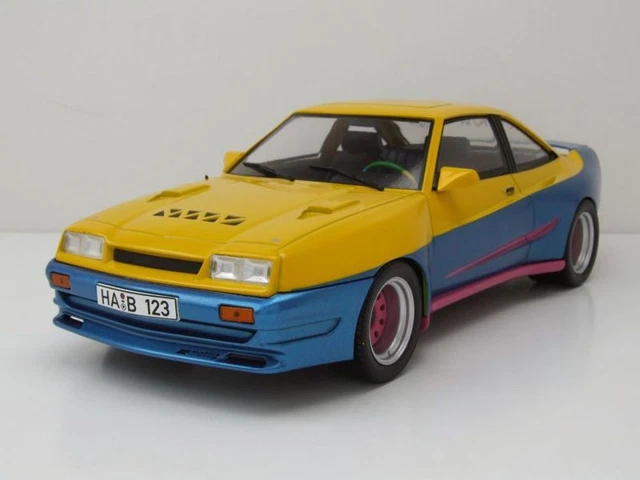 OPEL MANTA B Mattig "Manta Manta" 1991 Jaune Bleu Modèle Réduit 1:18 MCG EUR 68,68 - PicClick FR
