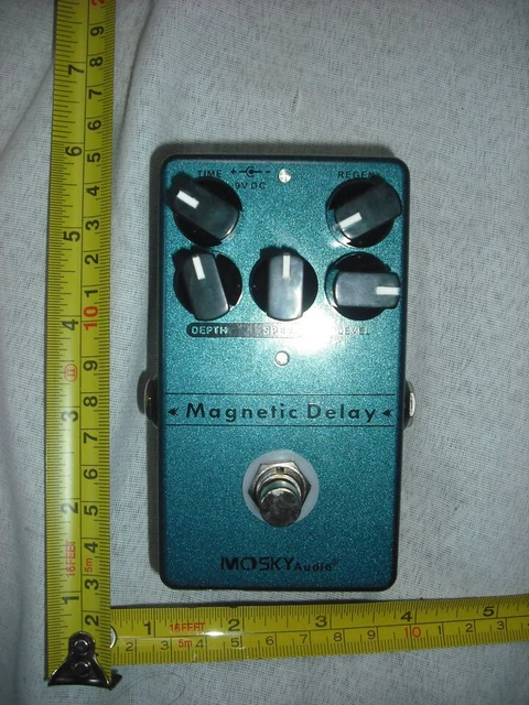 MOSKY MAGNETIC DELAY pedal echo effect unit tape style digital effect box £40.00 - PicClick UK