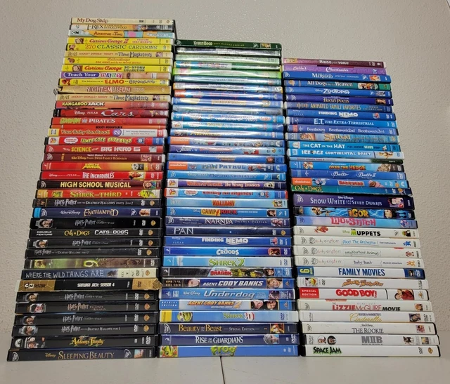 LOT OF 100 DVD’s Kids & Family Children's Baby Einstein Elmo Bella Pixar Disney $30.58 - PicClick CA