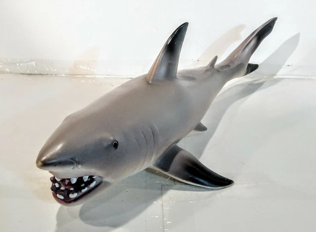 MAIDENHEAD 17& GIANT Great White Rubber Shark SeaWorld £45.52 - PicClick UK