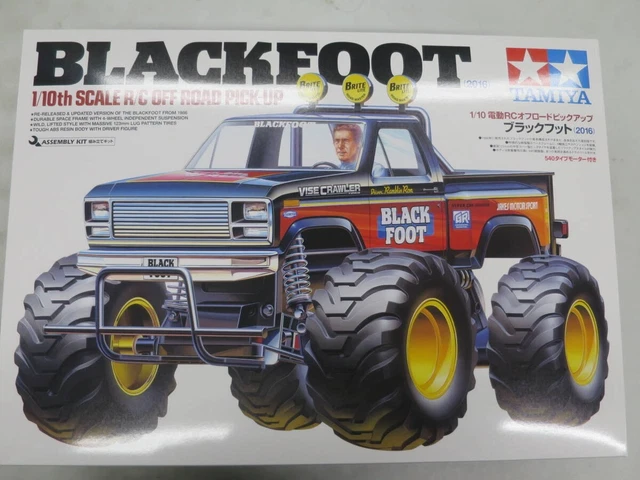 TAMIYA 1/10 RC Blackfoot 2WD 2016 Off-Road Monster Truck Kit 58633 ...
