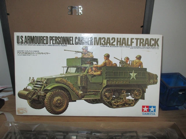 MAQUETTE TAMIYA NEUVE US Army M3A2 Half Track WWII 1 : 35 EUR 21,50 ...