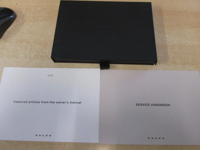 GENUINE VOLVO XC90 Handbook Owners Manual 2021-2024 Service Book . £22. ...