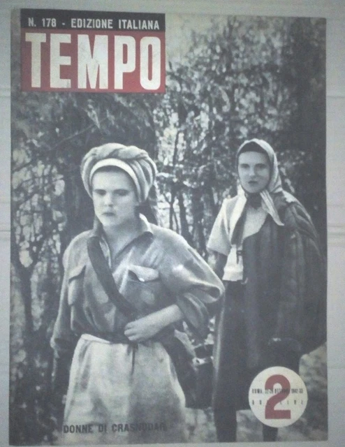 WW2 *TIME-CLASSIC FASCIST Magazine From 1942* Women Of Crasnovar *N.178 ...