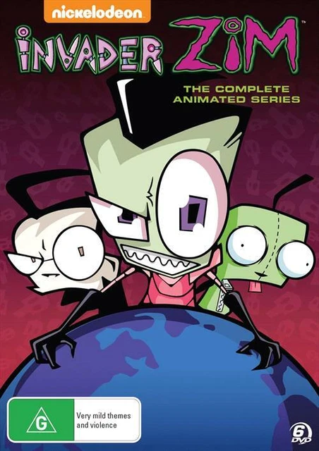 INVADER ZIM - The Complete Animated Series (DVD, 2022, 6-Disc Set) EUR ...